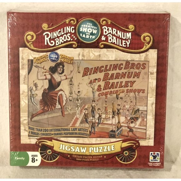 DISCOVERY BAY GAMES | Games | Ringling Bros Barnum Bailey 00 Pc Vintage ...